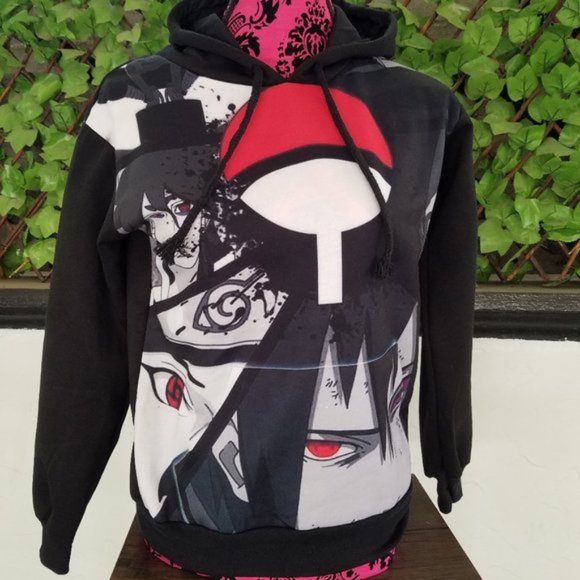SUGOI | Sweaters | New Naruto Uchiha Sweatshirt Hoodie Anime Itachi ...